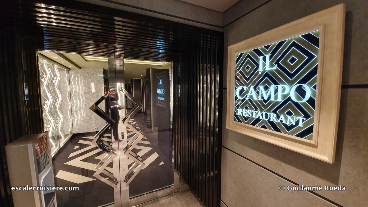 MSC Grandiosa – Il Campo restaurant | Escale croisière