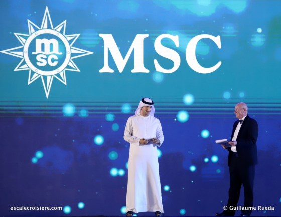 Baptême du MSC Virtuosa à Dubai | Escale croisière