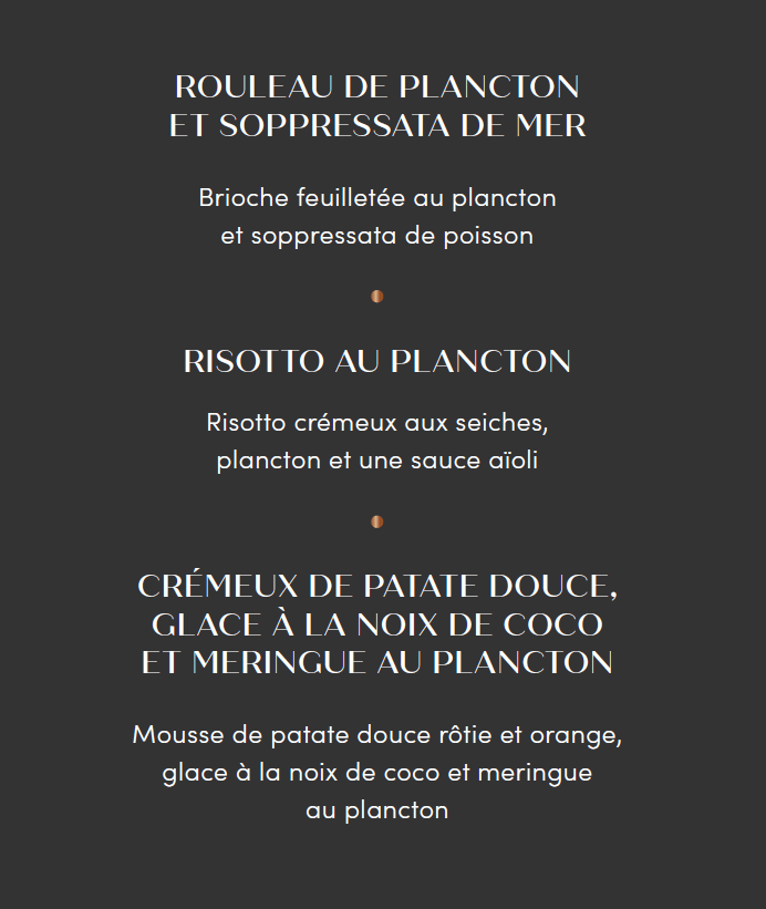 Costa – Menu Angel Léon – Archipelago | Escale croisière