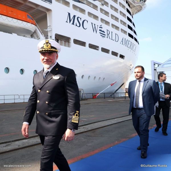 Triple cérémonie World Class MSC Croisières à Saint-Nazaire | Escale ...
